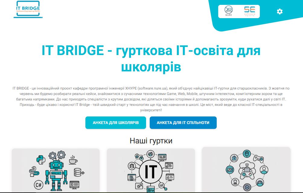 Стартова онлайн-зустріч інноваційного проєкту IT BRIDGE - Software ...